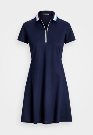 Polo Ralph Lauren SHORT SLEEVE DAY DRESS - Žerzejové šaty - cruise navy/modrá - Zalando.cz