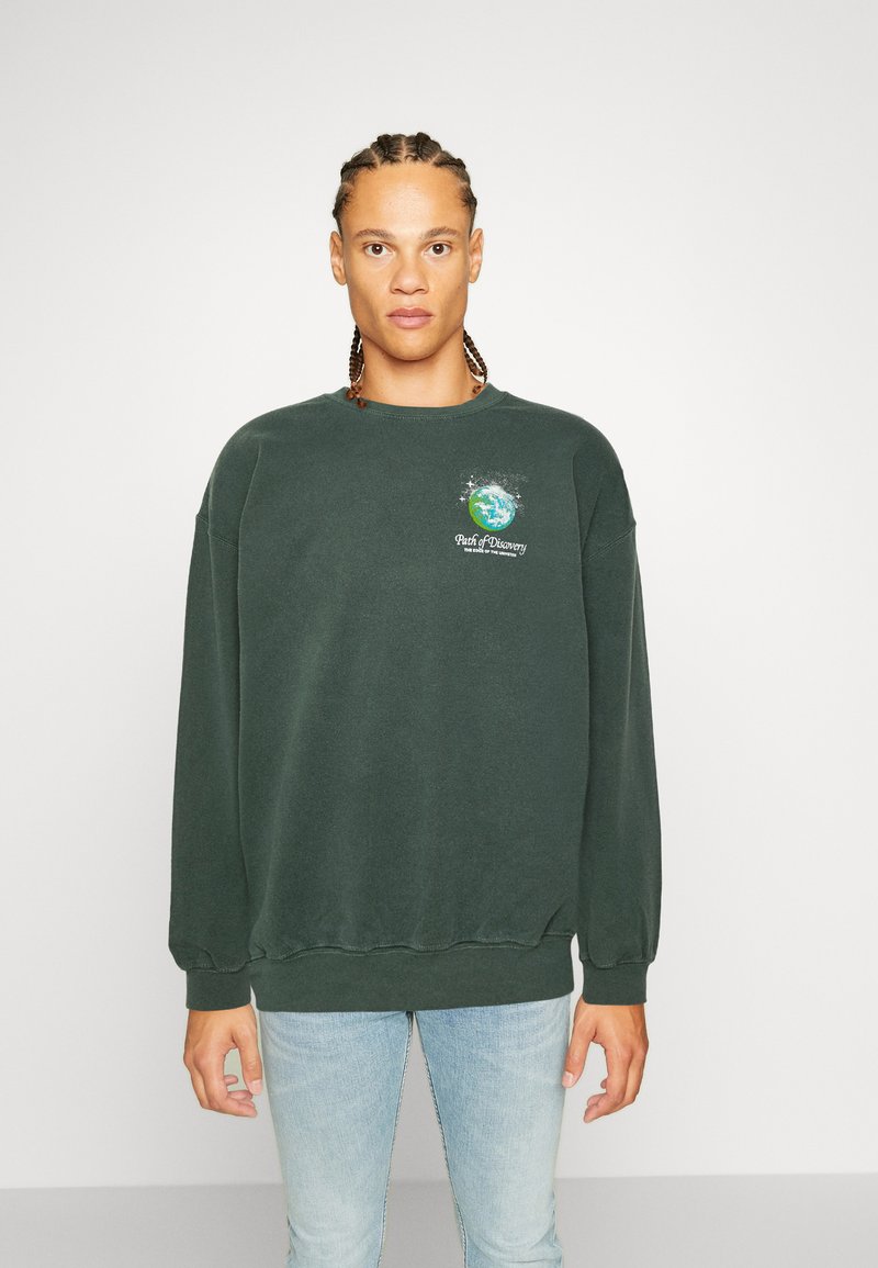 BDG Urban Outfitters PATH OF DISCOVERY UNISEX - Sweater - khaki/kaki ...