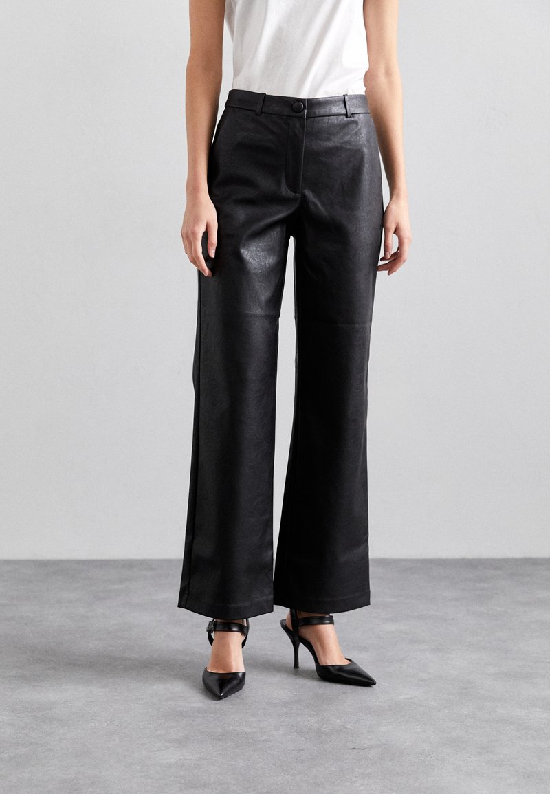 DESIGNERS REMIX MAYA PANTS - Trousers - black - Zalando