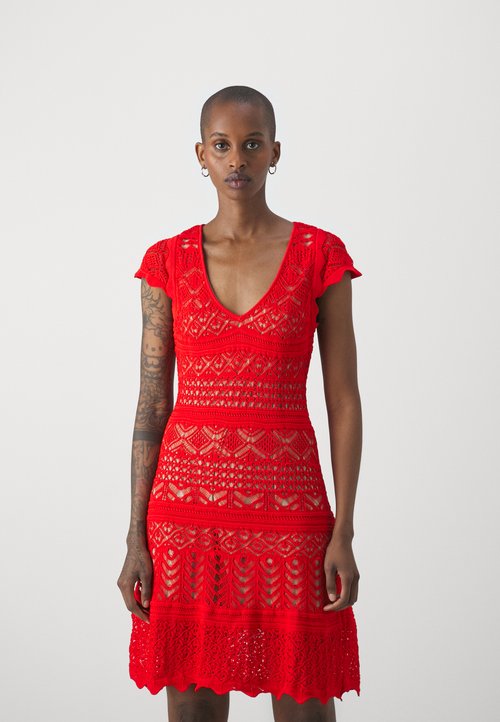 Rode Gebreide jurken online kopen | Gratis verzending voor de meeste ...