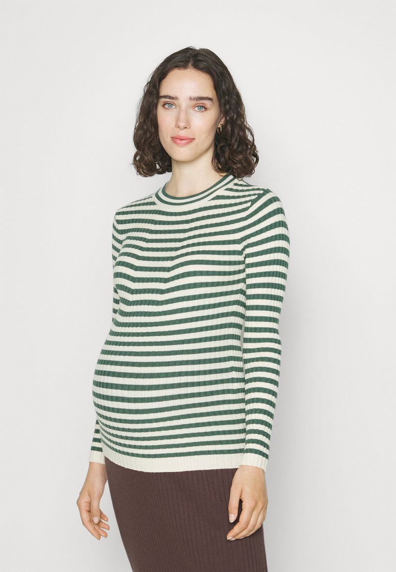 Pieces Maternity PMCRISTA - Pulover - green/verde - Zalando.ro