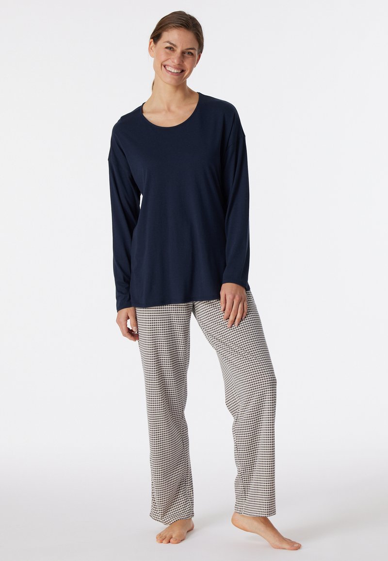 Schiesser SET - Pyjamas - dunkelblau/mörkblå - Zalando.se