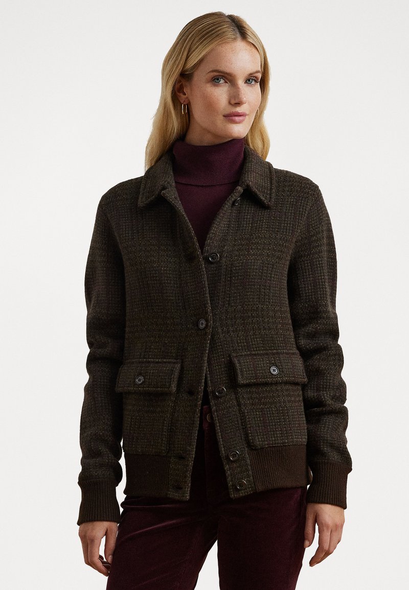 Lauren Ralph Lauren PLAID BOMBER JACKET - Bomber Jacket - multi/multi ...