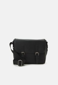 Pier One UNISEX - Taška s příčným popruhem - black/černá - Zalando.cz