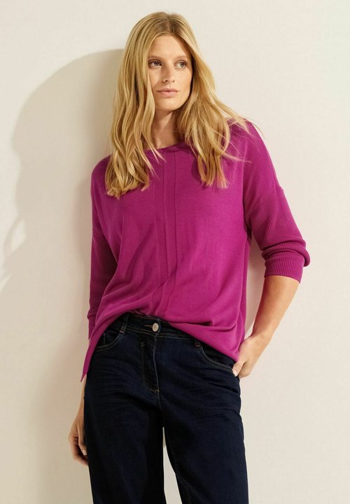 Street One Strickpullover - pink/pink meliert - Zalando.ch