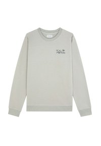 Scalpers PLANT EMBROIDERY - Sweatshirt - light duck/hellgrün - Zalando