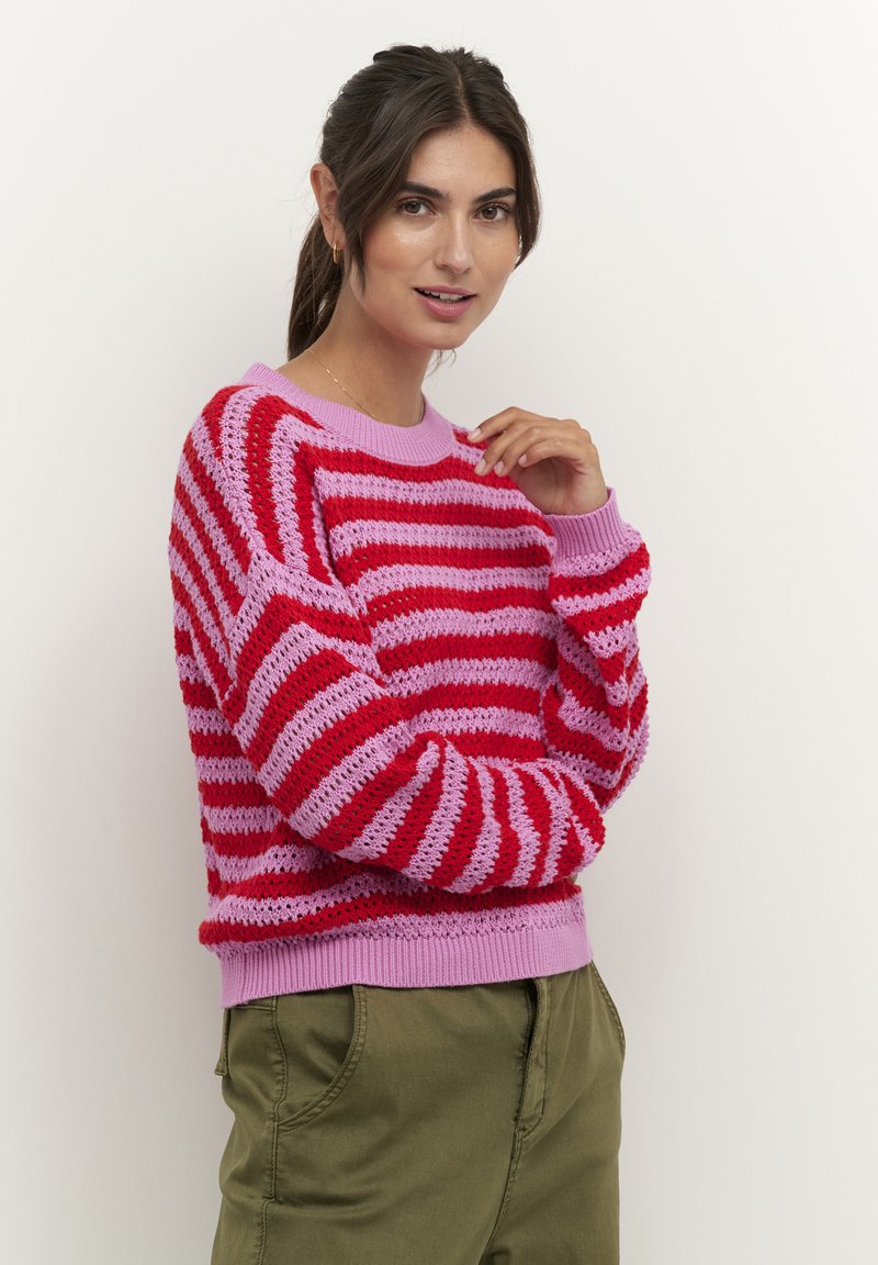 Culture CUCEYLAN - Strickpullover - fuchsia pink/pink - Zalando.at