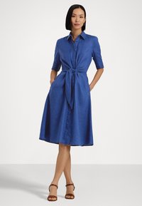 Lauren Ralph Lauren WAKANA ELBOW SLEEVE DAY DRESS - Blousejurk - indigo sail/blauw - Zalando.be