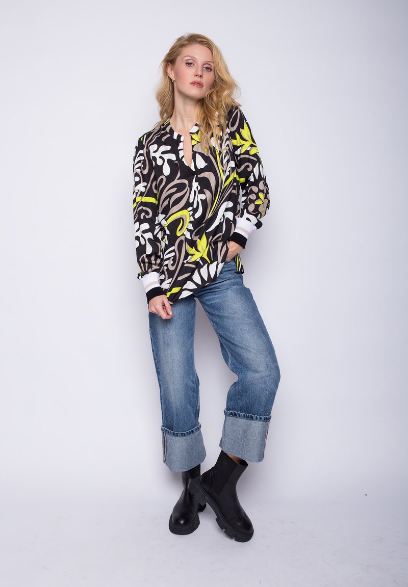 Emily van den Bergh DAMENBLUSE - Blouse - yellow flo/geel - Zalando.be