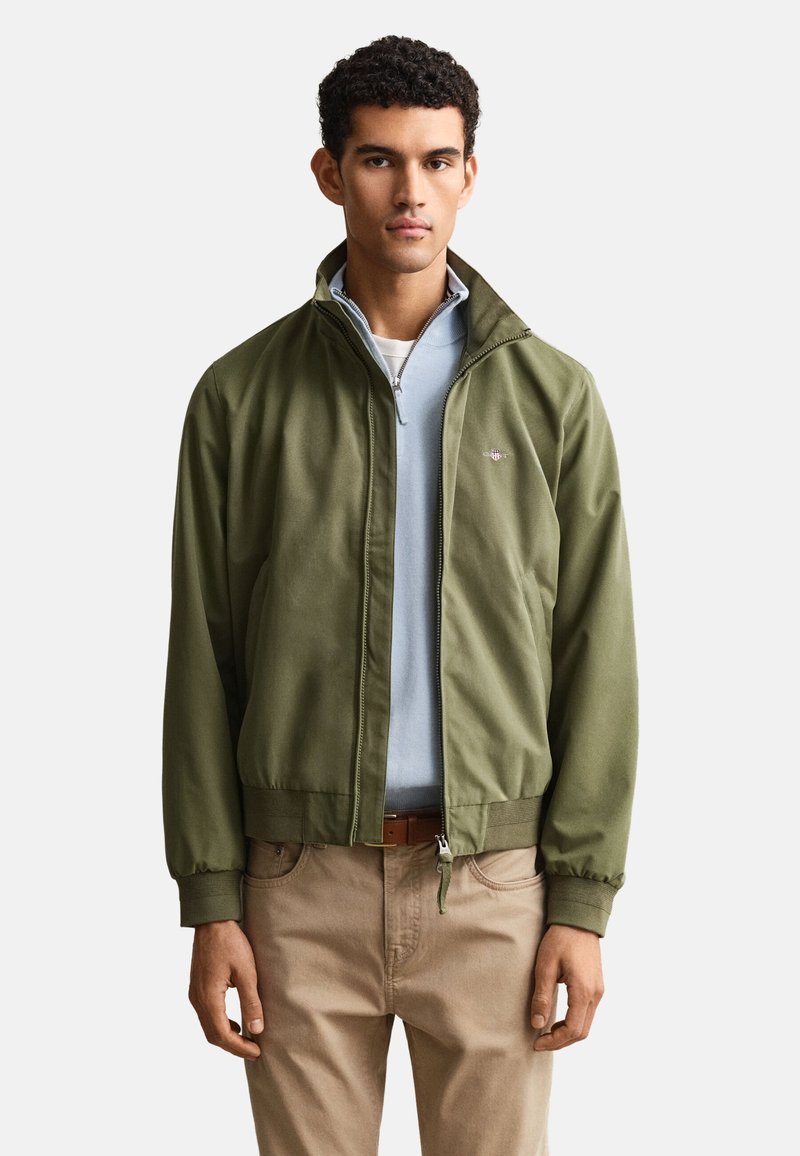 GANT HAMPSHIRE - Blouson Bomber - dry herb green/vert foncé - ZALANDO.FR