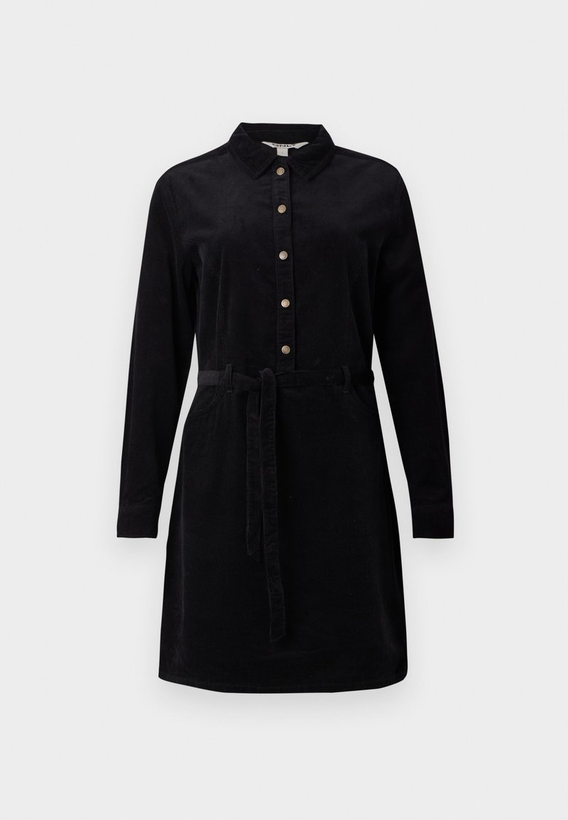 ONLY ONLNESSA CORD DRESS - Robe chemise - black/noir - ZALANDO