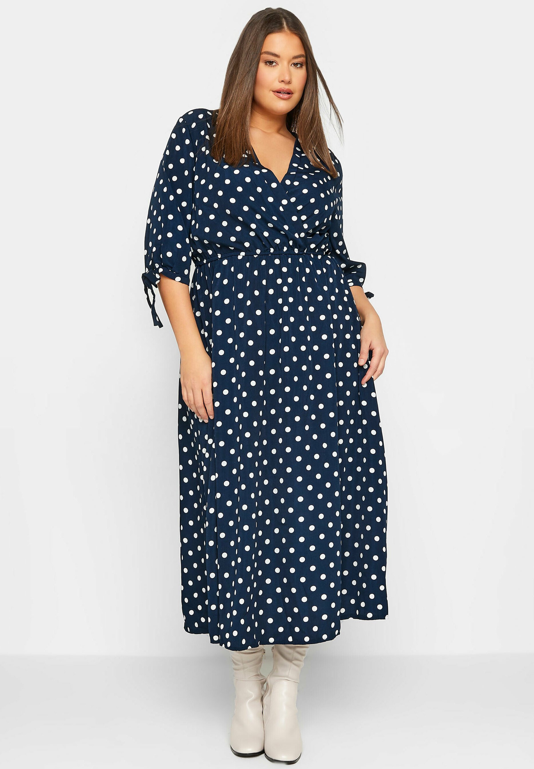 Valencia Dress Navy White Spot | atelier-yuwa.ciao.jp