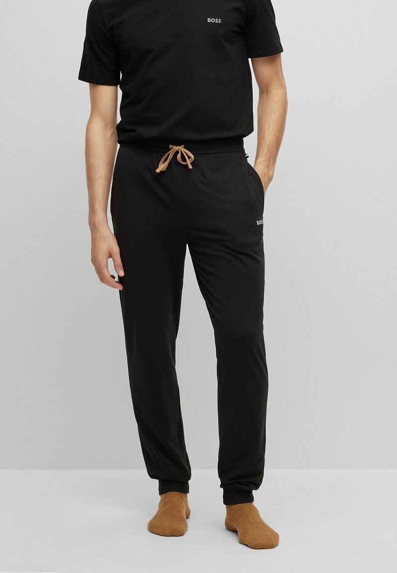 BOSS MIX&MATCH - Pyjamasbyxor - black six/svart - Zalando.se
