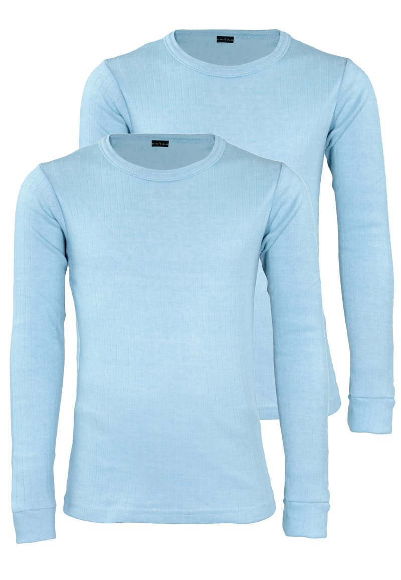 Black Snake THERMOUNTER 2 PACK CUDDLE - Undershirt - hellblau/light ...