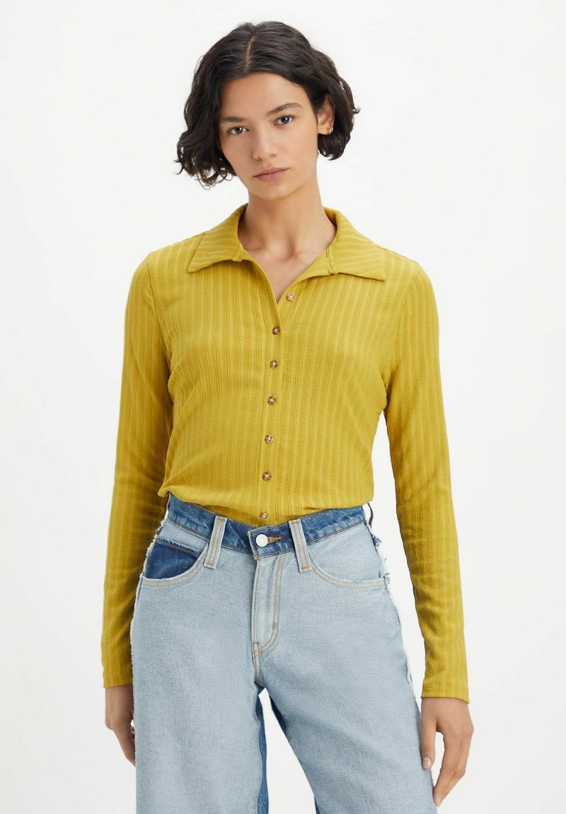 Levi's® PRIMA BUTTON UP - Kofta - golden olive/gul - Zalando.se