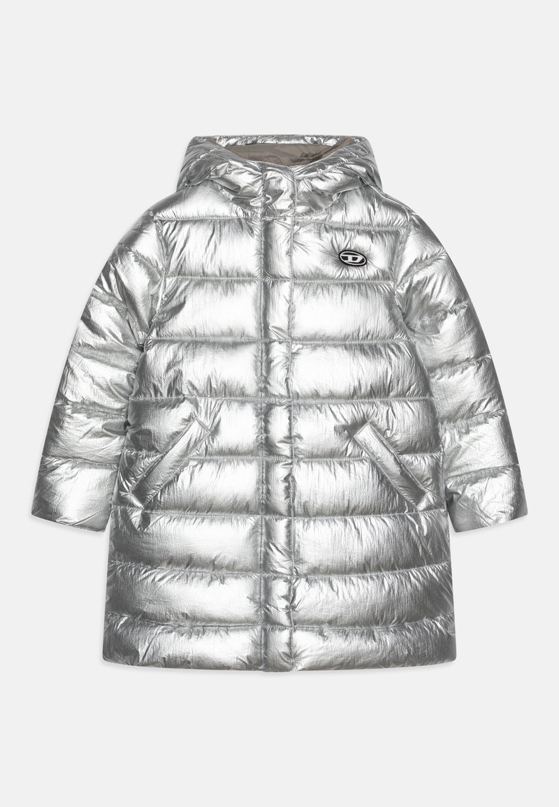Diesel JAUWTJANNIKHT39 - Winter coat - shiny silver/silver-coloured ...