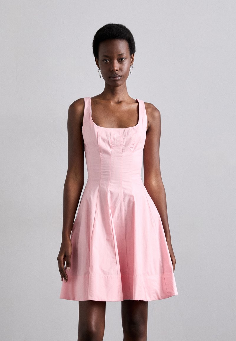 STAUD MINI WELLS DRESS - Kjole - pink/rosa - Zalando.no