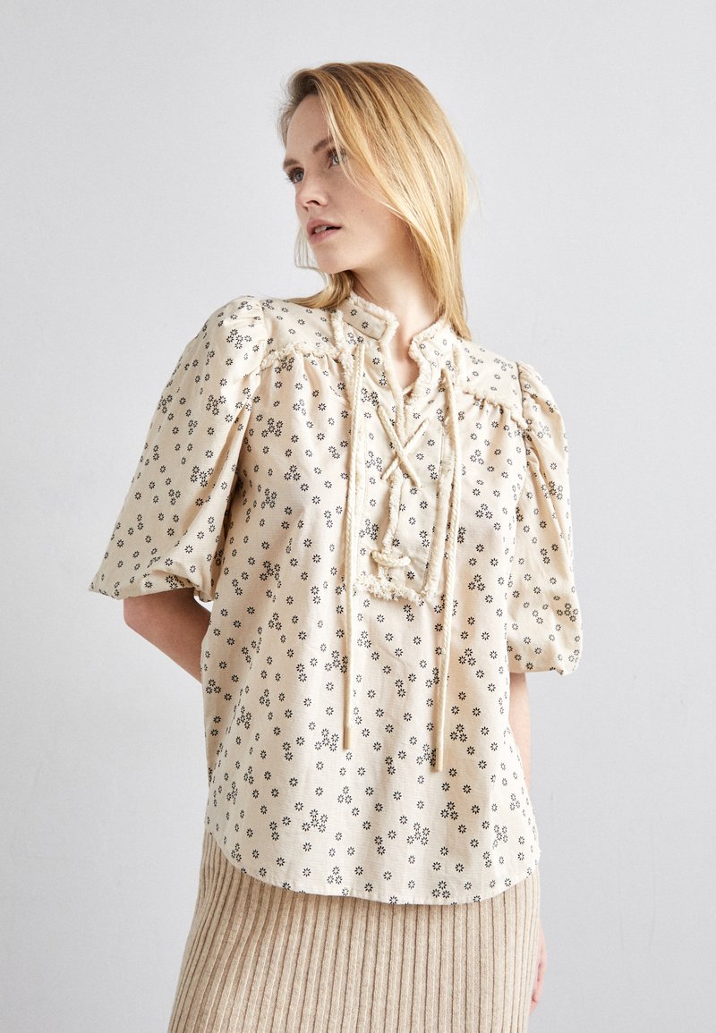 MUNTHE MELIXA - Bluse - ivory/offwhite - Zalando.de