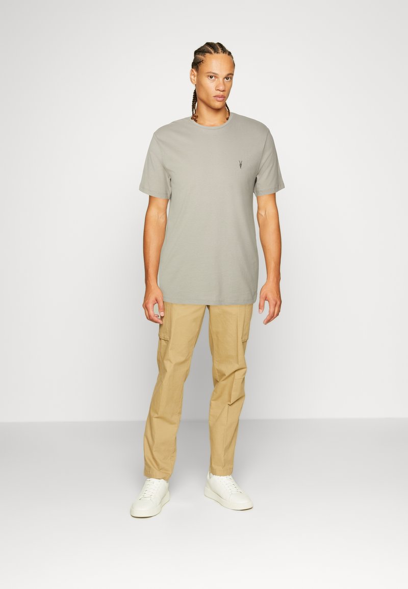 AllSaints BRACE CREW 3 PACK - T-Shirt basic - maroon/winter/opt/braun ...