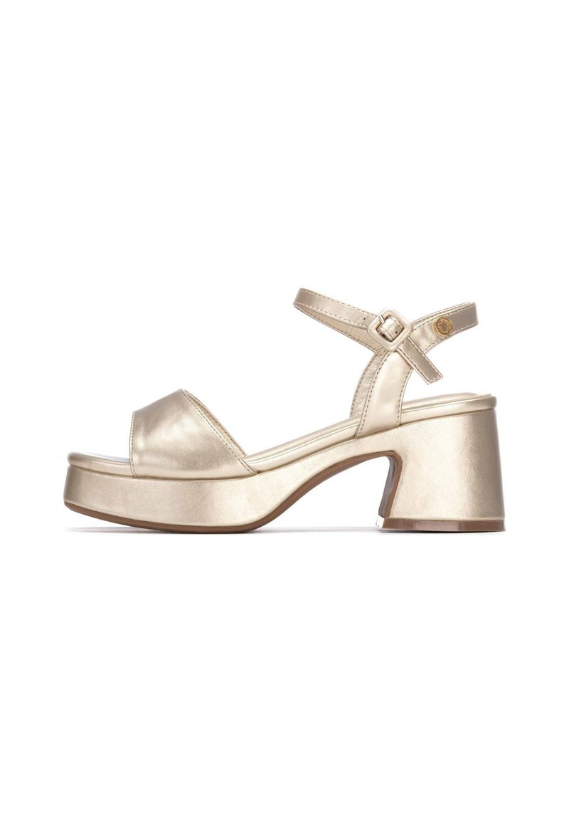 Refresh Sandalias con plataforma - gold-coloured/dorado - Zalando.es