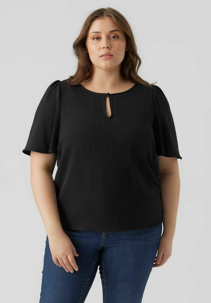 Vero Moda Curve CURVE - Bluse - black/sort - Zalando.dk