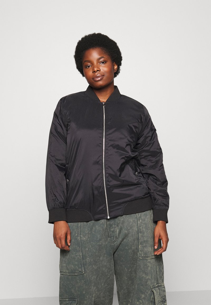 ONLY Carmakoma CARTHILDE - Bomber Jacket - black - Zalando.ie