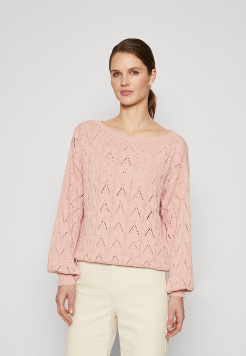 Guess OFF SHOULDER MEGAN - Strickpullover - rose/rosa - Zalando.ch
