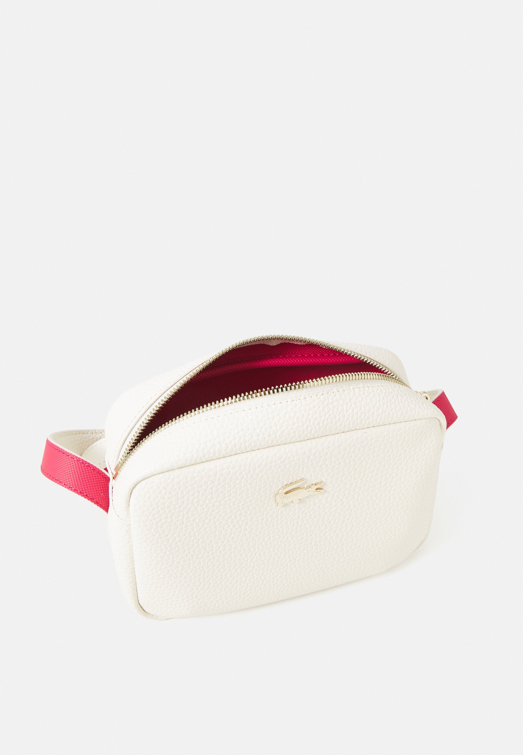 Lacoste CROSSOVER BAG Sac bandouliere farine petunia ecru ZALANDO.FR