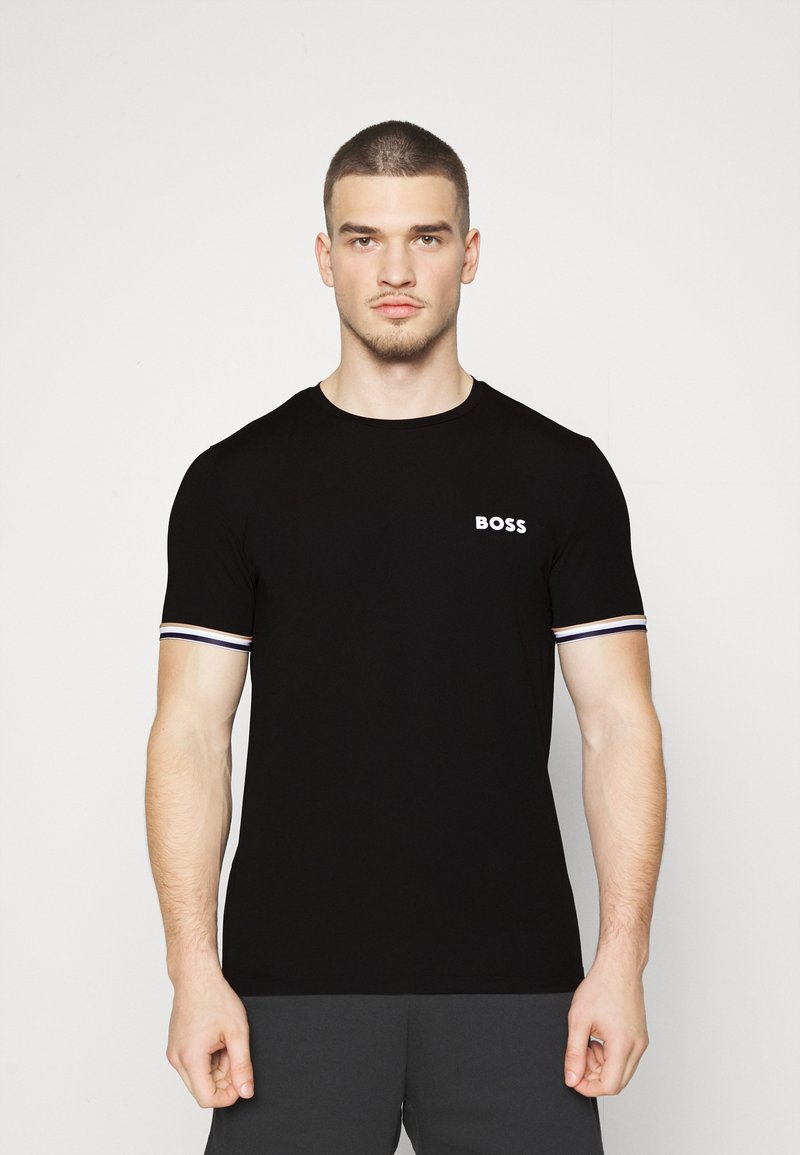 BOSS ATHLEISURE TEE - Sportfelső - black/fekete - Zalando.hu