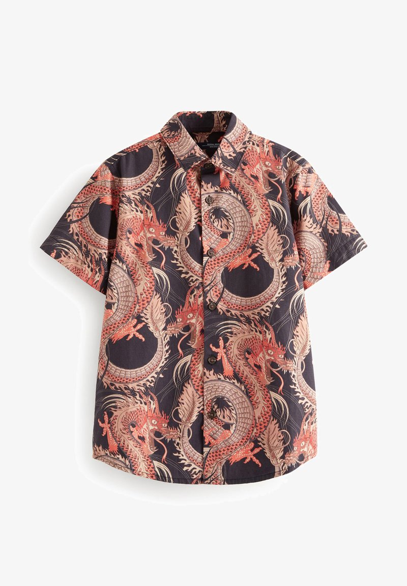 Next Short Sleeve Shirt Overhemd Black Zwart Zalando Be