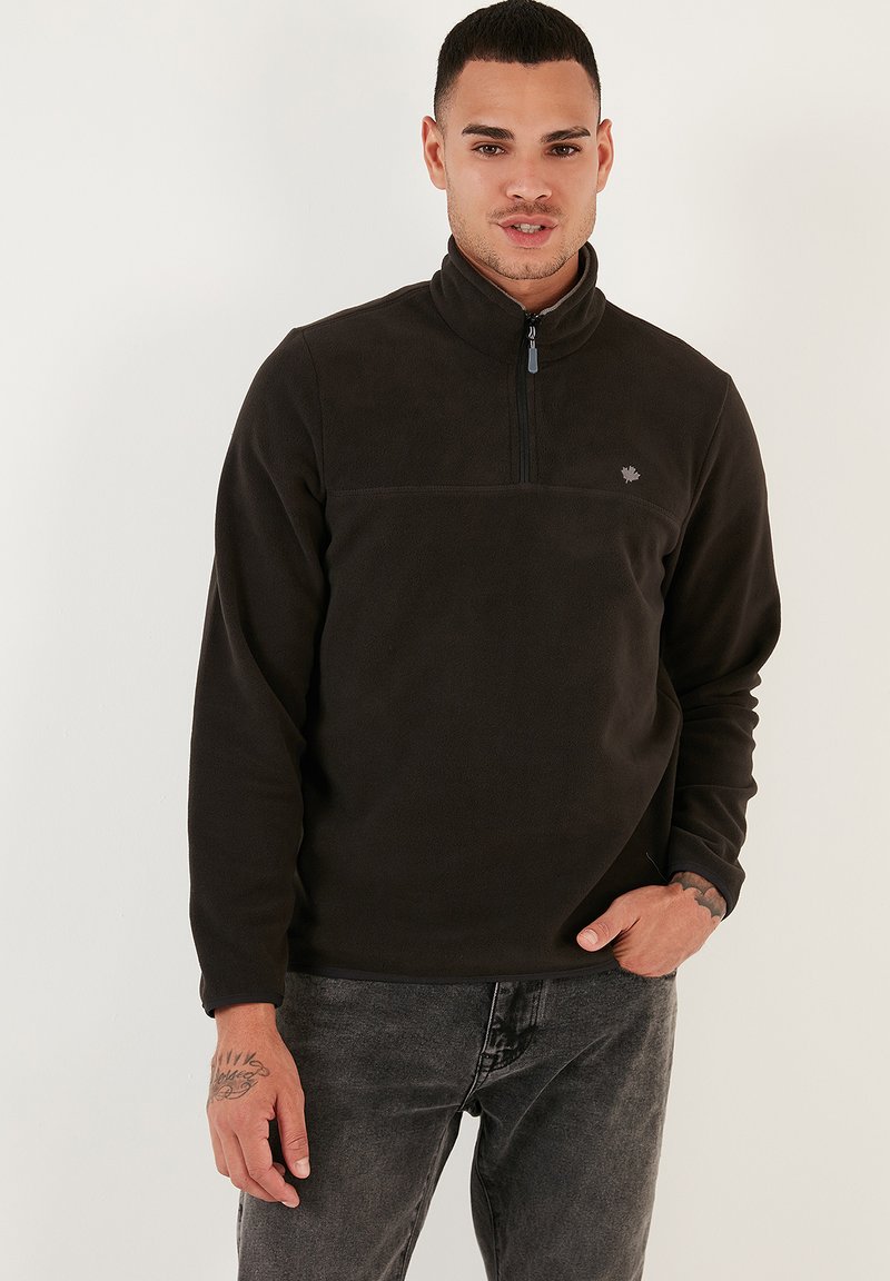 Buratti Fleece trui - anthracite/antraciet - Zalando.nl
