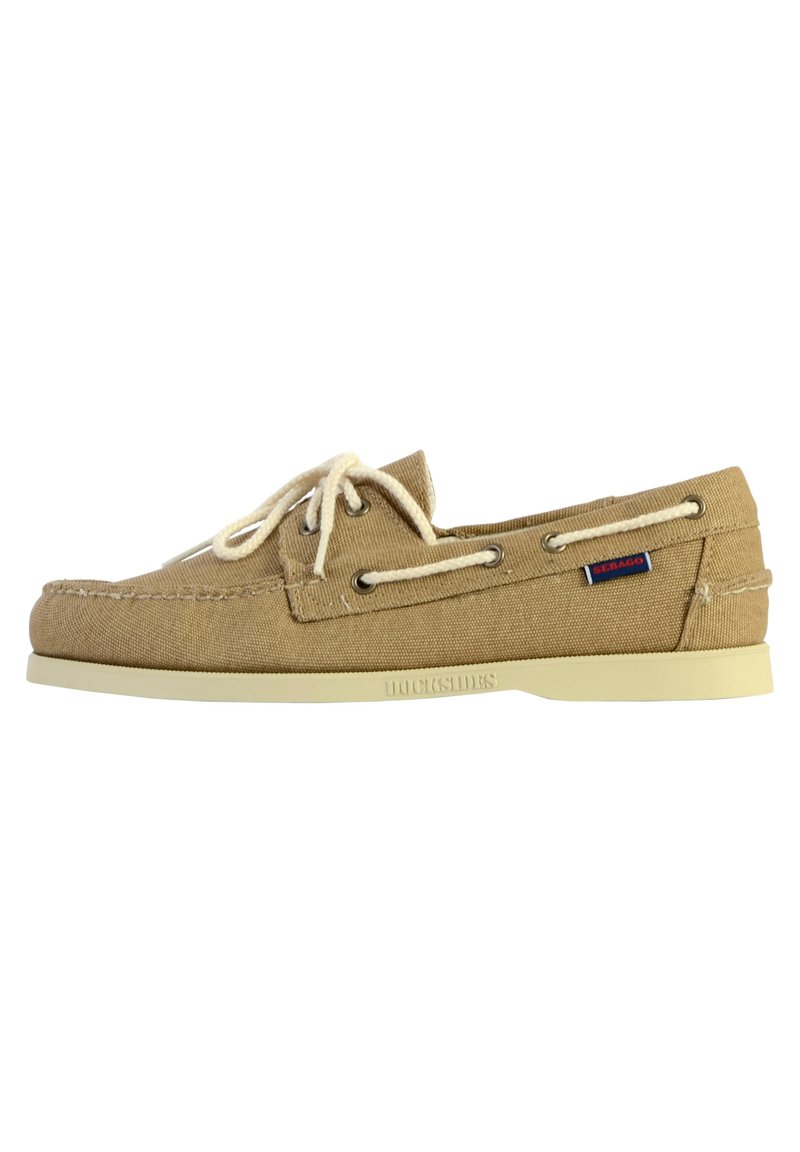 Sebago DOCKSIDES SEBAGO 100Z WASHED - Bootschoenen - beige/camel/beige ...