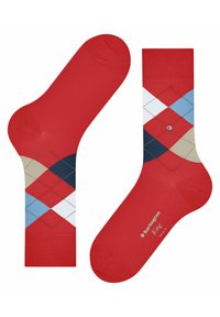 Burlington KING - Socken - tulip/rot - Zalando.at