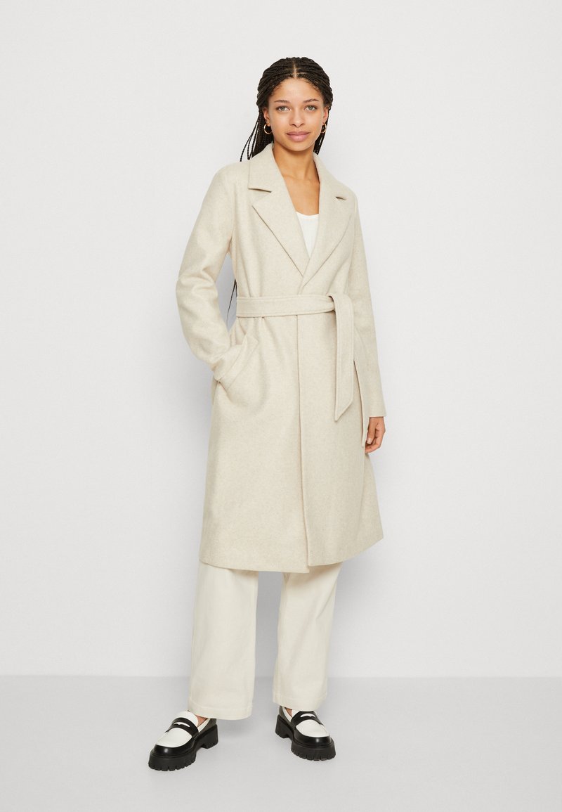 Vero Moda VMFORTUNEAYA GA NOOS - Trenchcoat - oatmeal melange/beige ...