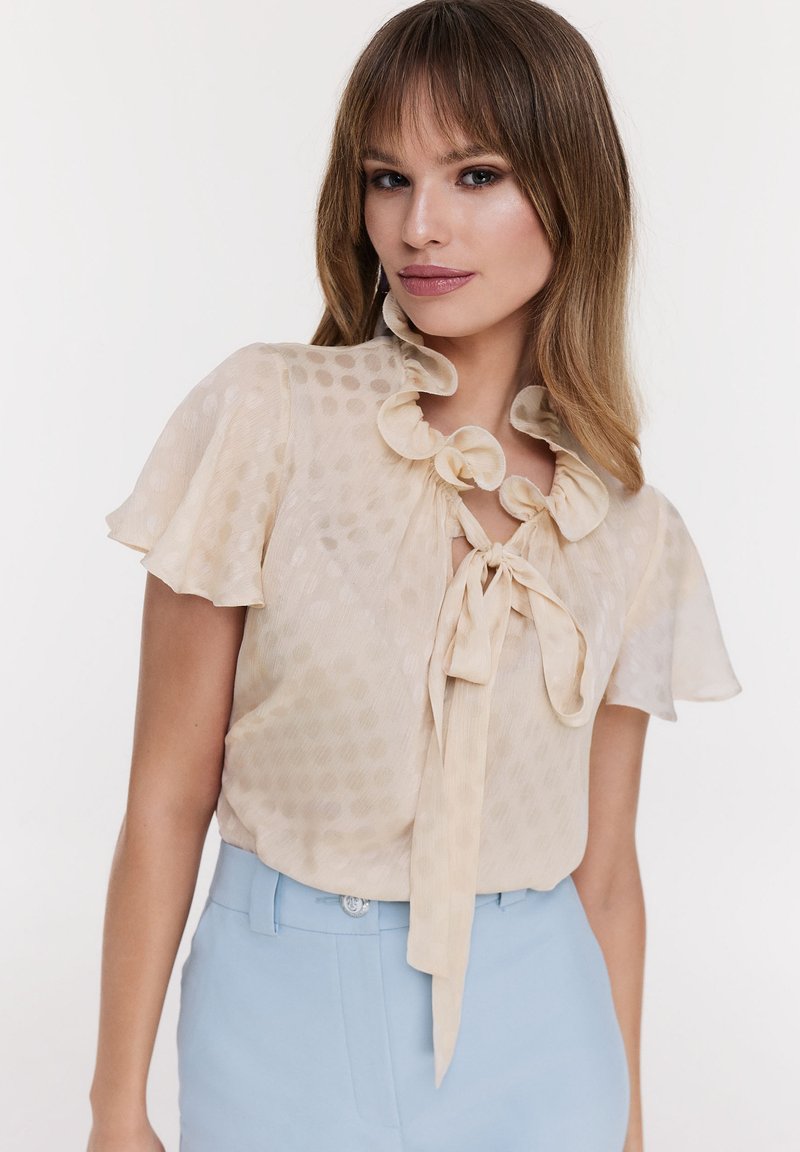 Taranko READY TO WEAR - Blouse - light beige/beige - Zalando.be