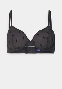 Polo Ralph Lauren UNLINED DEMI - Underwired bra - espresso/black ...