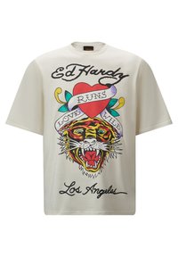 Ed Hardy WILD-TIGER - Print T-shirt - grey - Zalando