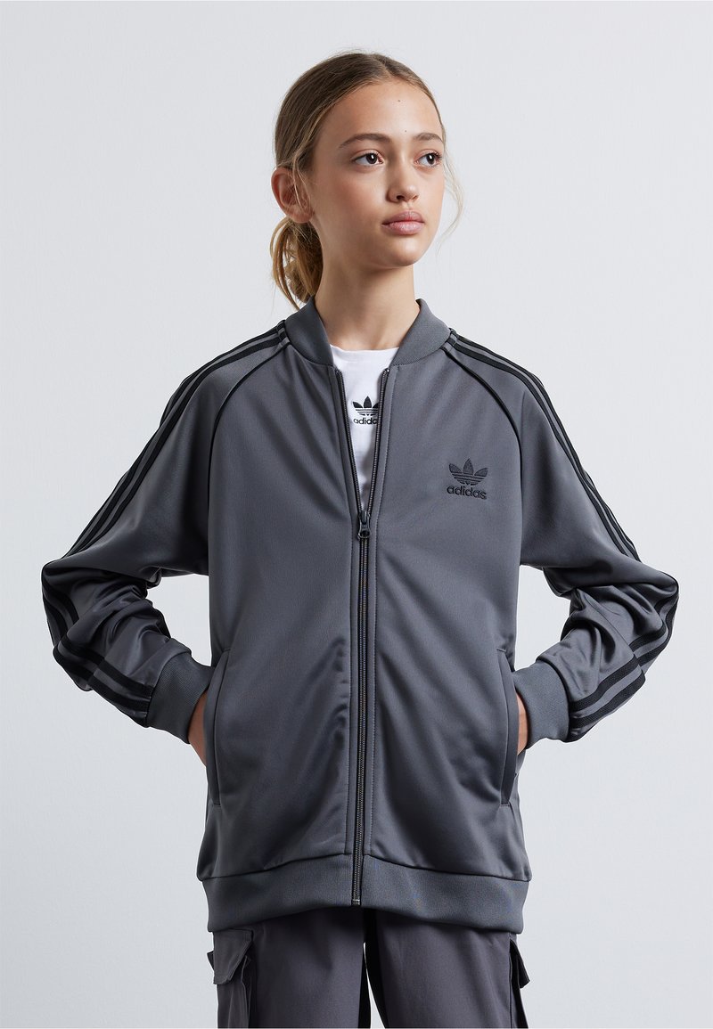 adidas Originals TRACK UNISEX - Træningsjakke - grey five/mørkegrå - Zalando.dk