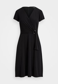 Lauren Ralph Lauren KARLEE SHORT SLEEVE DAY DRESS - Jerseykjole - lighthouse navy/blå - Zalando.no