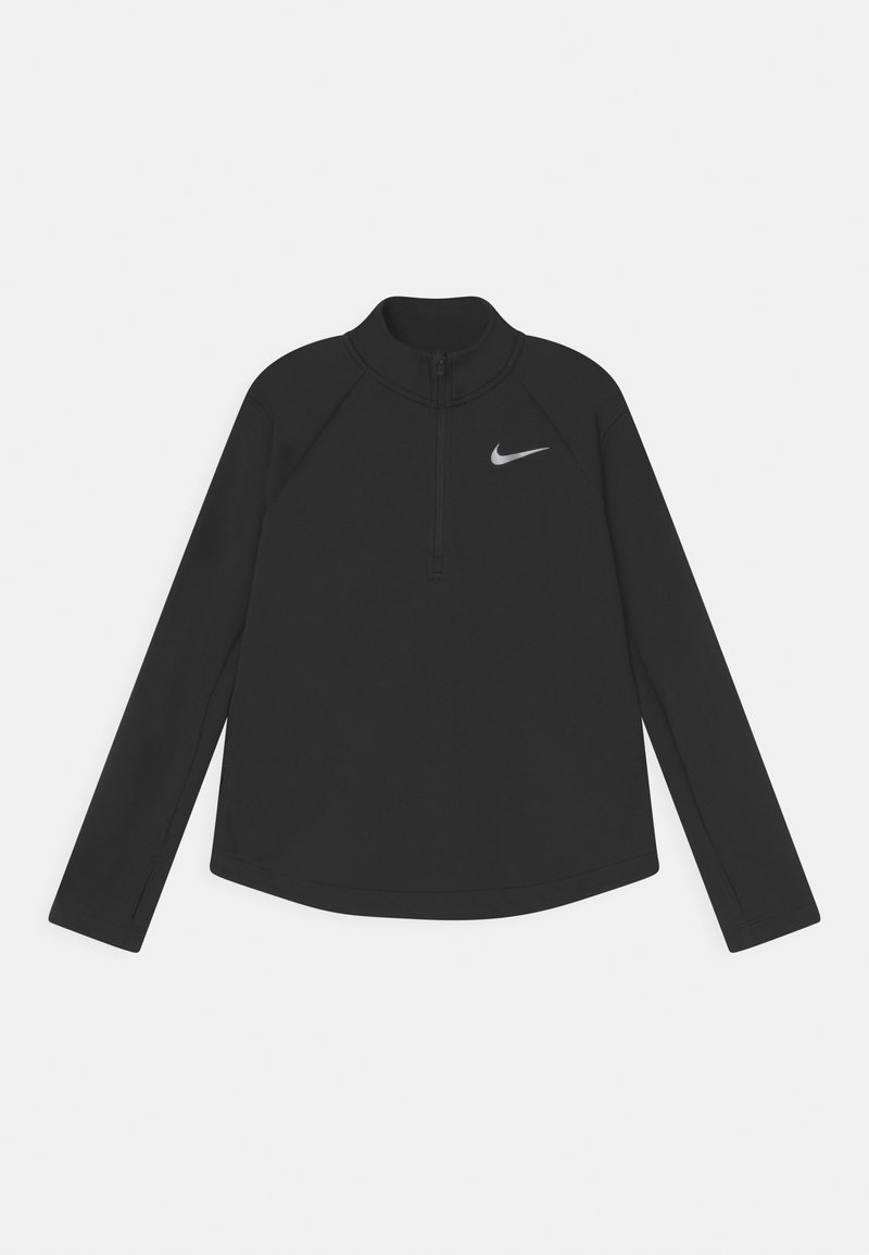 Nike Performance DF RUN HZ - Long sleeved top - black - Zalando.co.uk