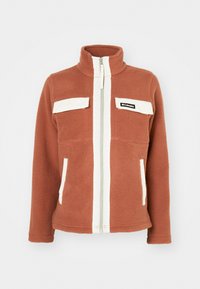 Columbia JUNIPER PEAK™ FULL ZIP - Fleecejacke - auburn/chalk/braun ...