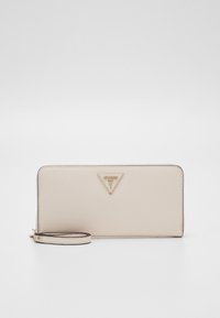 Guess LAUREL LARGE ZIP AROUND - Wallet - stone - Zalando.co.uk