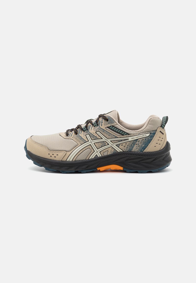 ASICS GEL-VENTURE 9 - Trail running shoes - feather grey/birch/beige ...