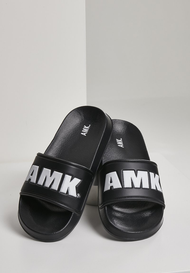Urban Classics AMK SLIDES - Badesandale - blk wht/schwarz - Zalando.ch