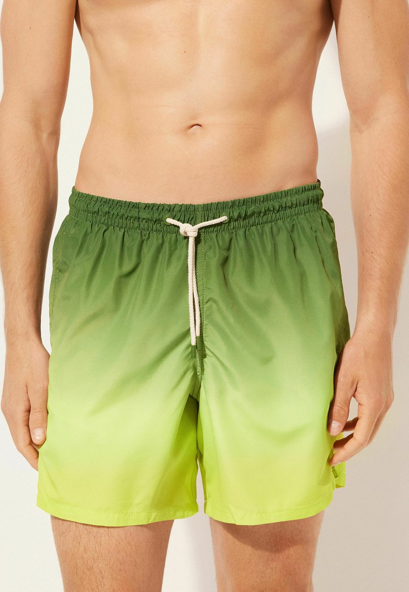 Calzedonia Swimming shorts - grun shades of green/mottled green - Zalando