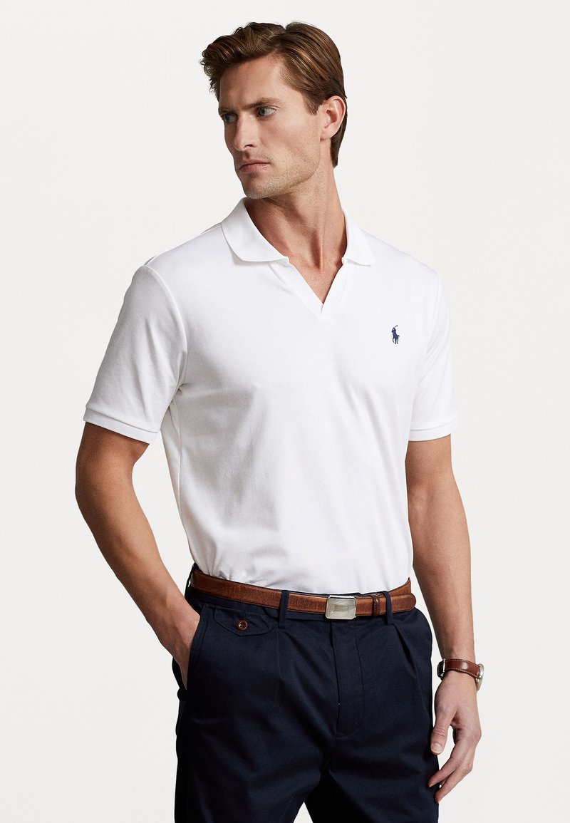 Polo Ralph Lauren SHORT SLEEVE - Koszulka polo - white/biały - Zalando.pl