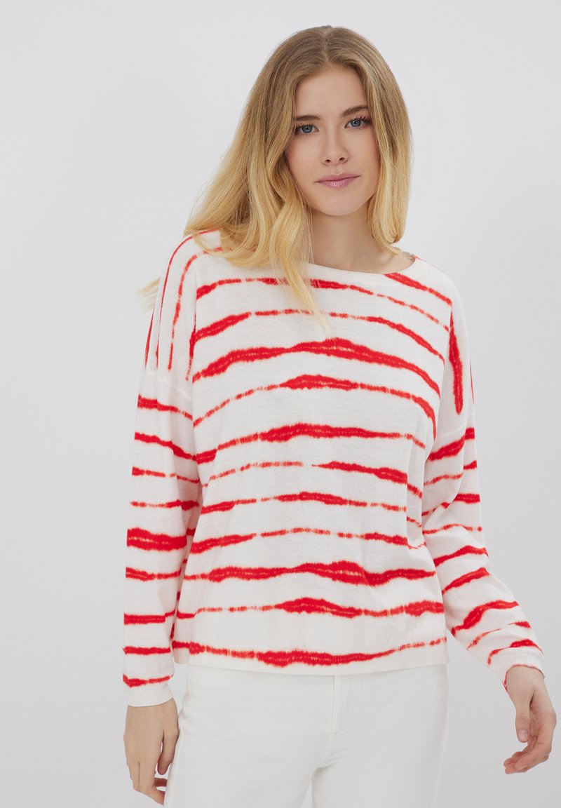 One Step TECLA - Pullover - red white/rouge - ZALANDO.FR