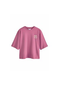 Next BOXY SHORT SLEEVE - T-shirts print - raspberry pink/pink - Zalando.dk