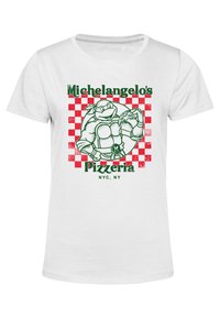 Henry Tiger NICKELODEON MIKEYS PIZZA - T-shirt con stampa - white ...