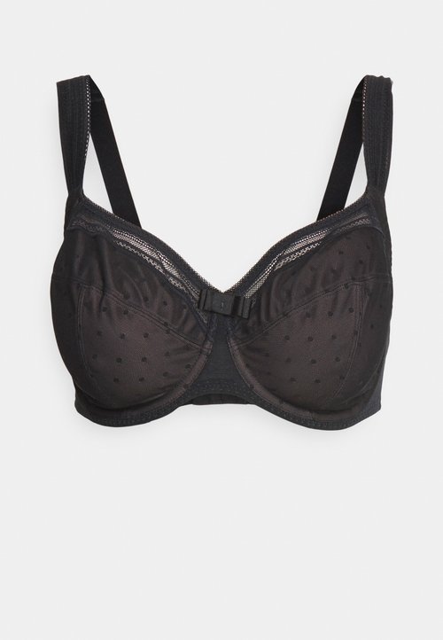 Triumph SIGNATURE SHEER - Kaarituelliset rintaliivit - black/musta ...